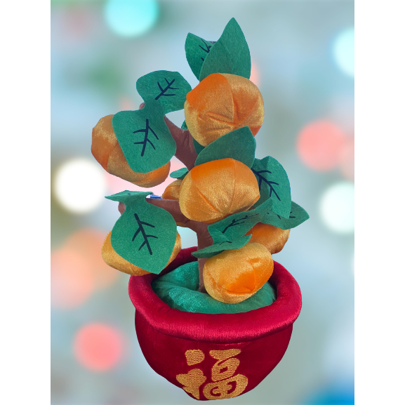 CNY Mandarin Orange Soft toy Tree (Fun Claw) | Shopee Singapore
