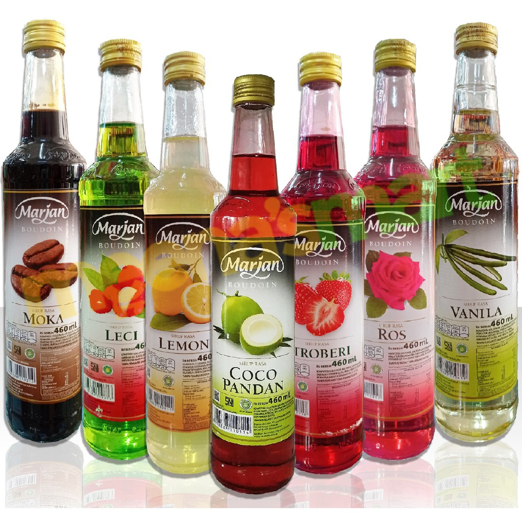 Marjan Boudoin Syrup All Variant 460 ml | Shopee Singapore