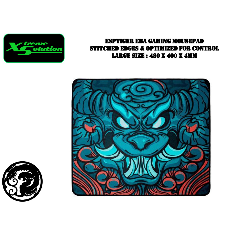 ESPTiger EBA - eSports Gaming Mousepad | Sitched Edges | Optimized for Control | Shopee Singapore