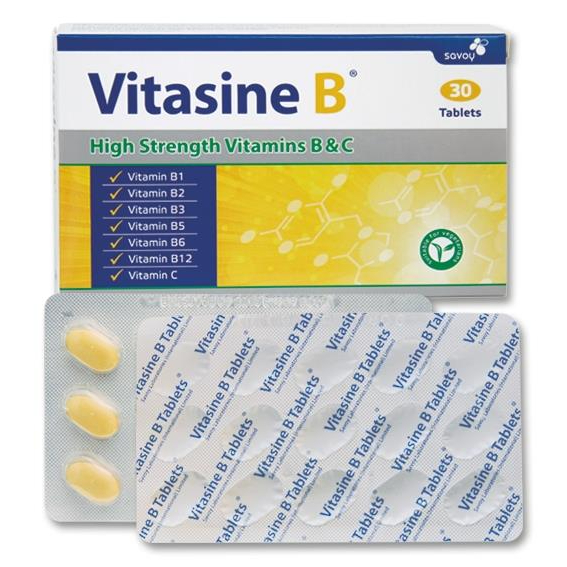 Vitasine B Tablets 30s *Vitamin B Complex* | Shopee Singapore