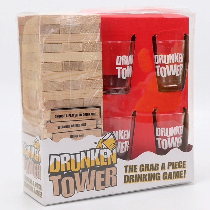 Drunken Tower Drinking Game | Party Games | Beer Games | Wholesale Gift ...