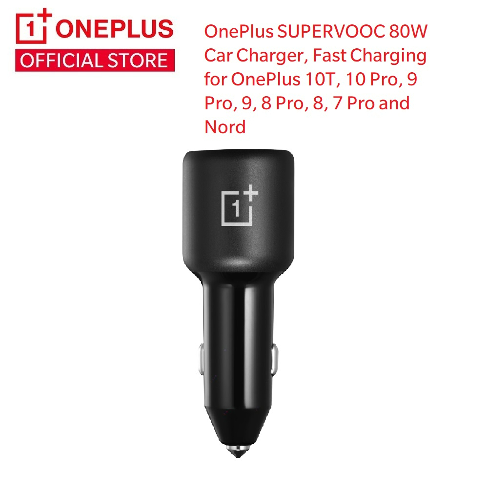 OnePlus SUPERVOOC 80W Car Charger | Dual Fast Charging for OnePlus 12 ...