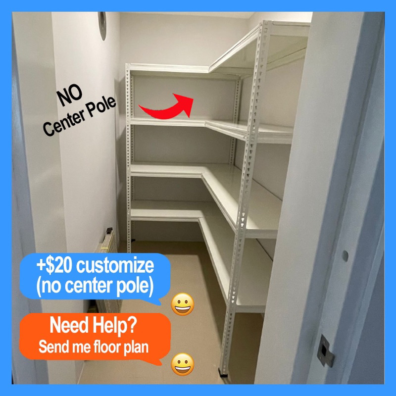 FUll Metal Boltless Storage Rack for HDB Bomb Shelter Store Room FREE ...