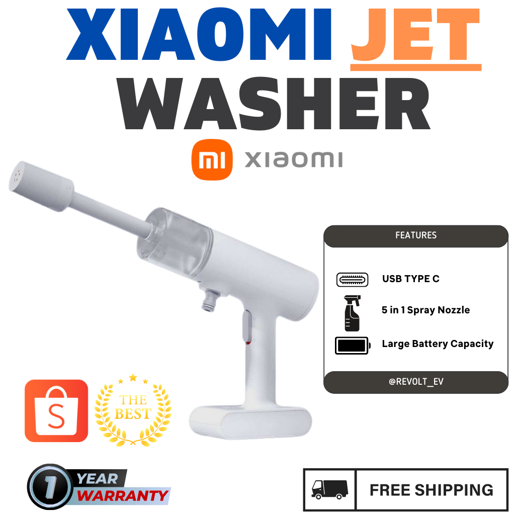 [Cordless] Xiaomi Jet Spray Portable Car Washing Device Rechargeable ...