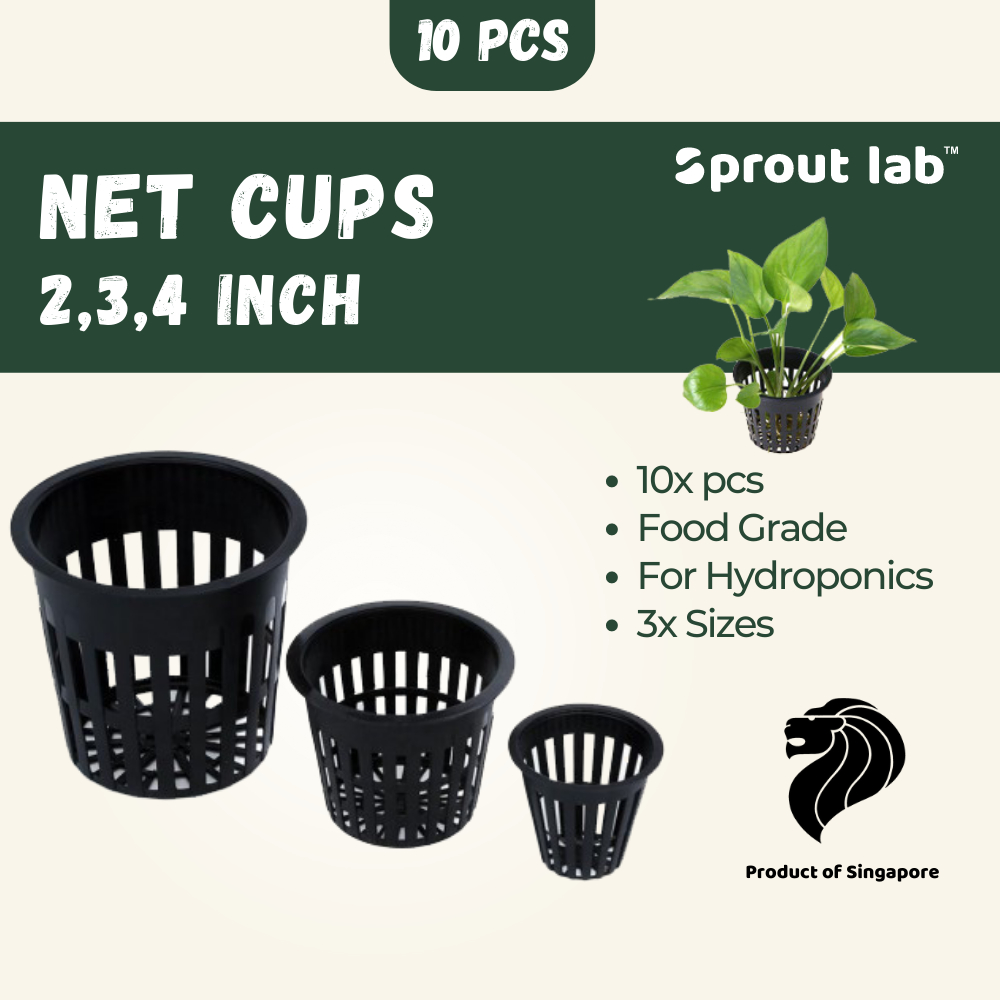 Sprout lab | Hydroponic Net Cup 2,3,4 inch Net Pots for Plant ...