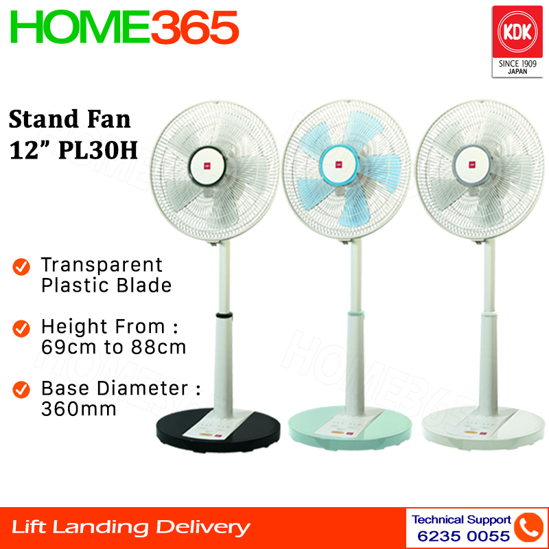 KDK Stand Fan 12" PL30H | Shopee Singapore