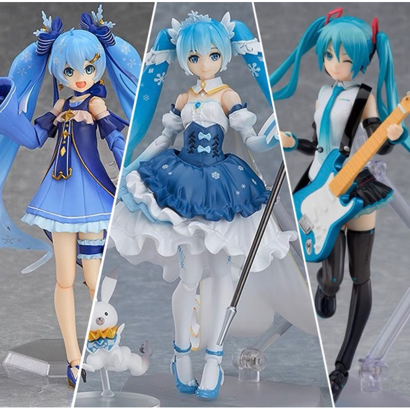 Vocaloid Figure Hatsune Miku Action Figurine Snow Version Movable Joint ...