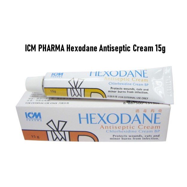 ICM PHARMA Hexodane Antiseptic Cream 15g [SG Stock - Feb 2028] | Shopee ...