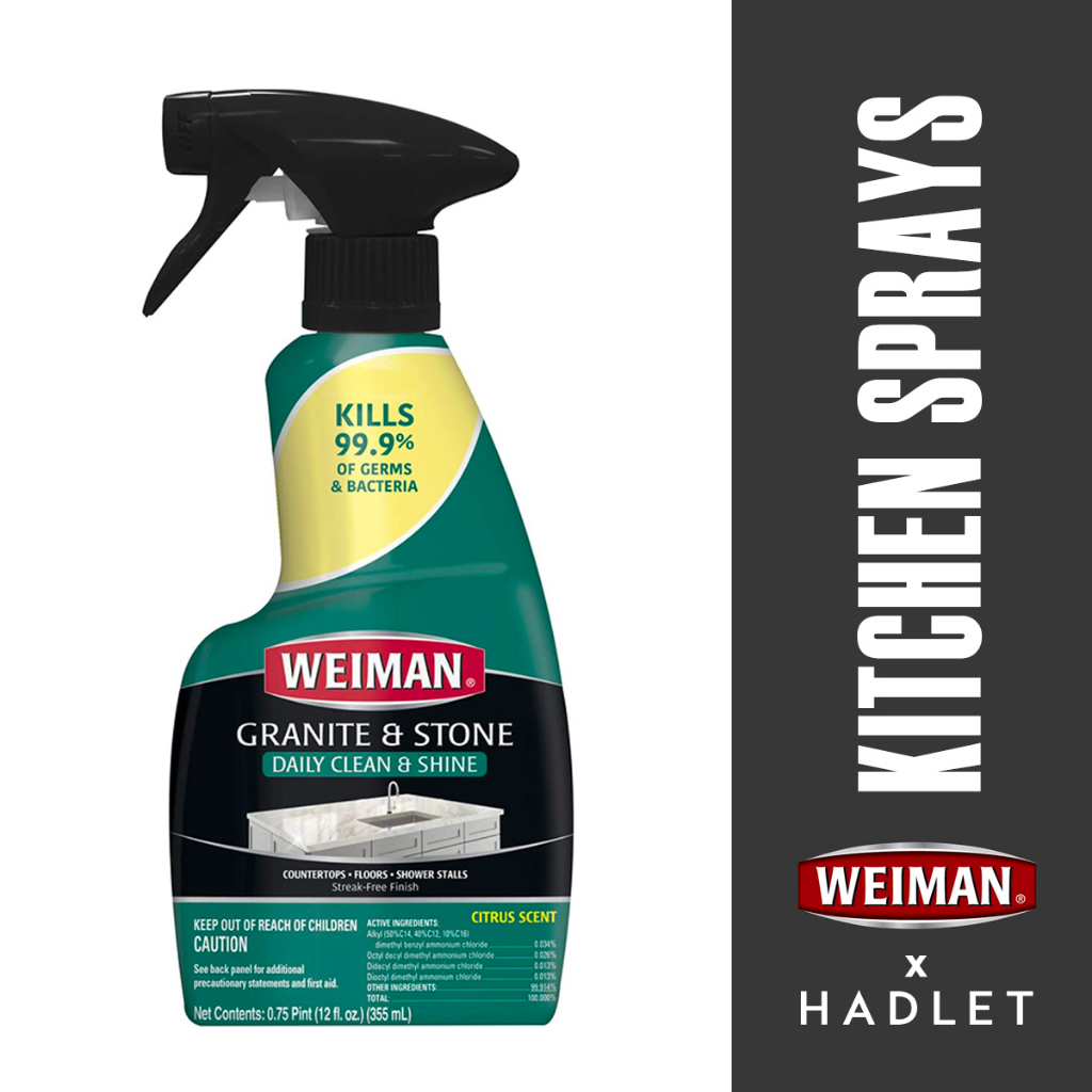 Weiman Granite/Stone Cleaner & Polish [355ml] | Shopee Singapore
