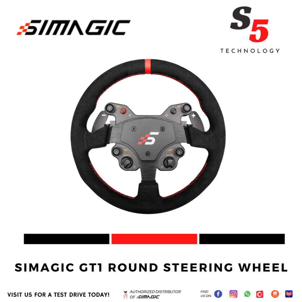 Simagic GT1 Steering Wheel / GT1 Round Steering Wheel / GT1 D Steering ...