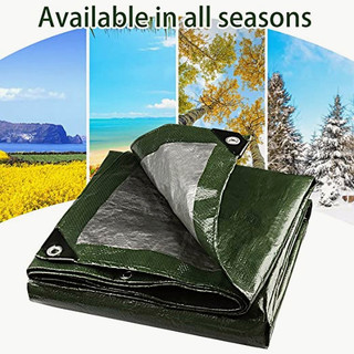 {SG} 2M 3M 4M Tarpaulin Canvas Rainproof Cloth Thick Waterproof ...