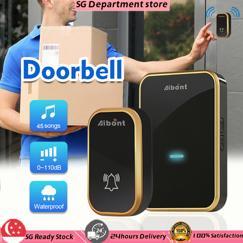 [Sg seller] Wireless Doorbell Aibont No Need Battery Wireless Doorbell ...