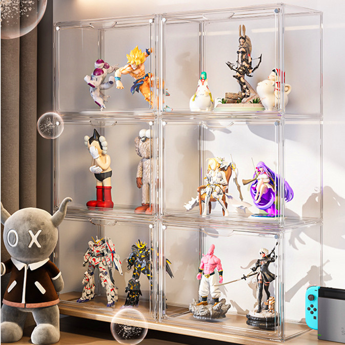 Fully Transparent Acrylic Display Case Blind Box Popmart Molly ...