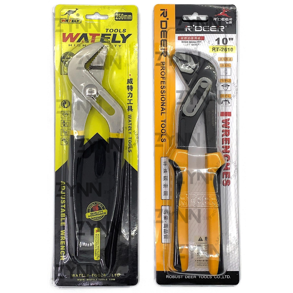 [SG STOCK] WATER PUMP PLIER Adjustable Large Opening Nickel Alloy ...