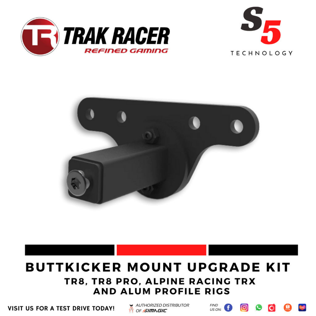TRAK RACER BUTTKICKER MOUNT UPGRADE KIT - TR8, TR8 PRO, ALPINE RACING ...