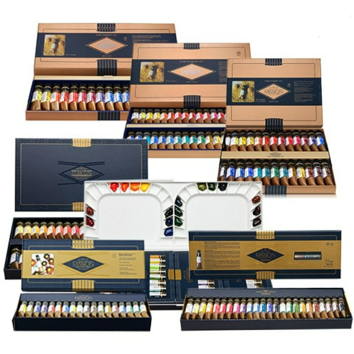 [Made in Korea]Mijello Mission Gold Silver Water Color Set | Shopee ...