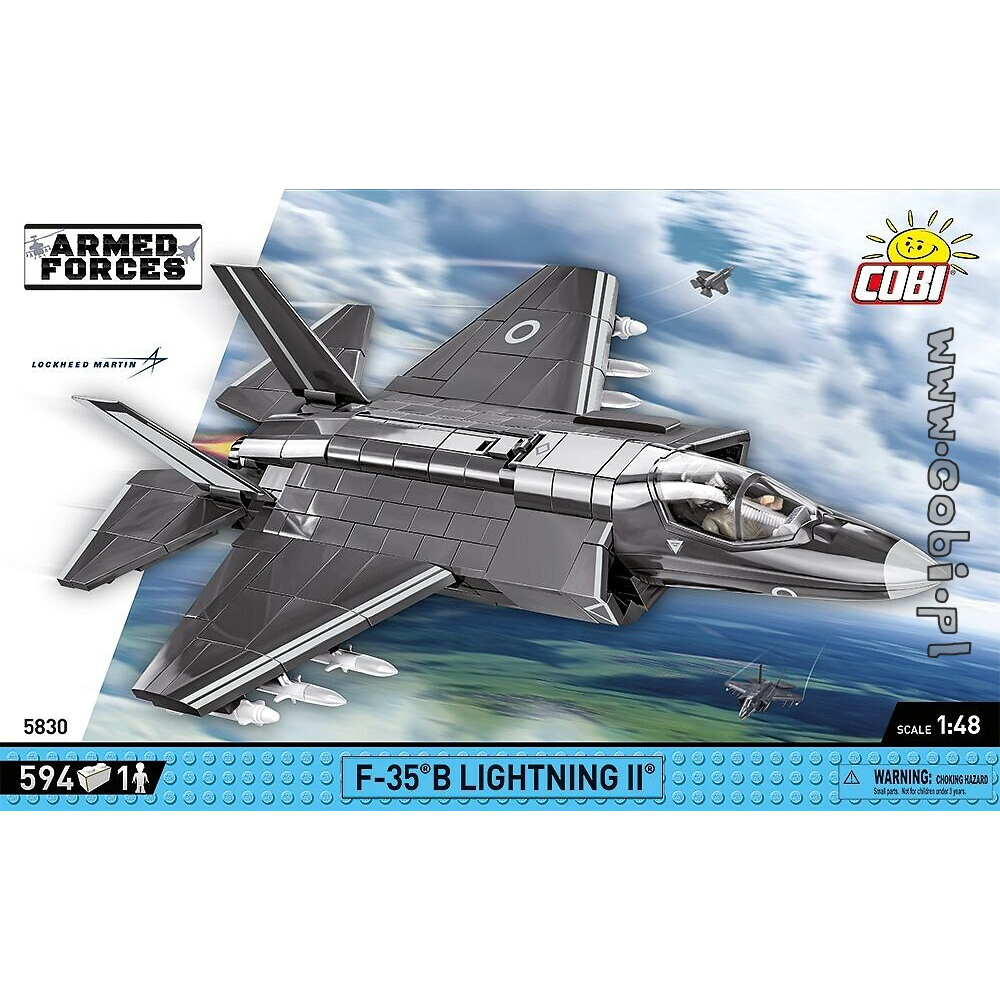 COBI USAF RAF FIGHTER PLANE F-35B LIGHTNING II 5830 (LEGO COMPATIBLE ...
