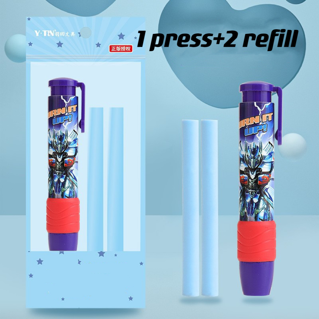 SG Stock Kids Princess/Transformers/Spider Erasers (Lipstick Version ...