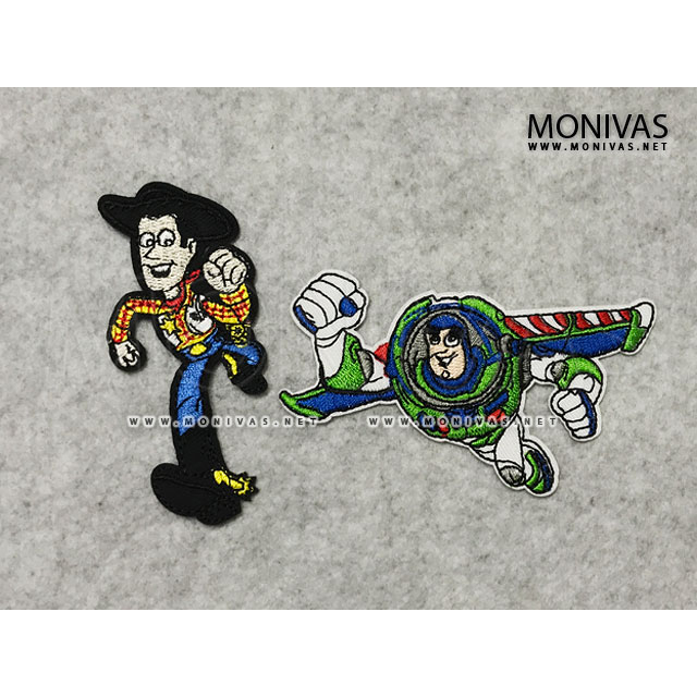 Woody & Buzz Lightyear Toy Story Iron On Patch DIY Decorations (2pcs ...