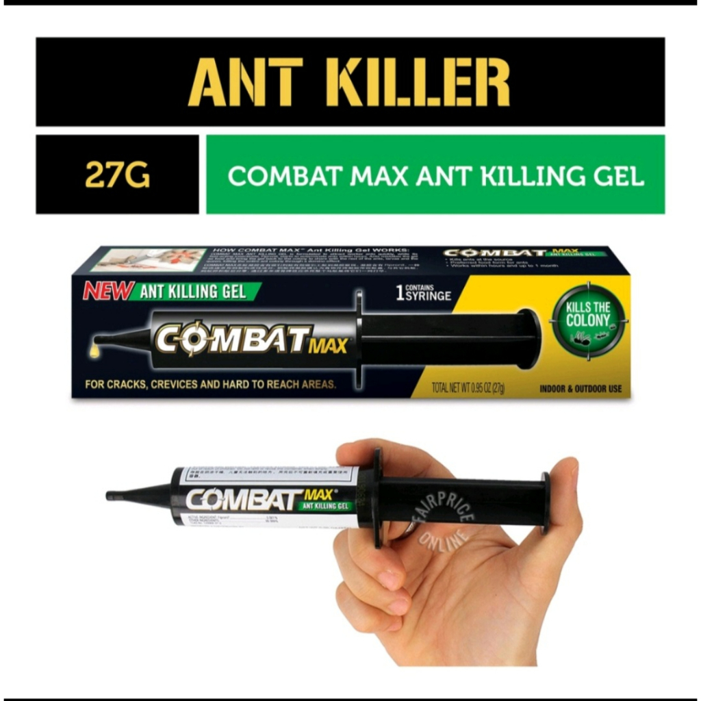 Combat Max Ant Killer Gel, 27G | Shopee Singapore
