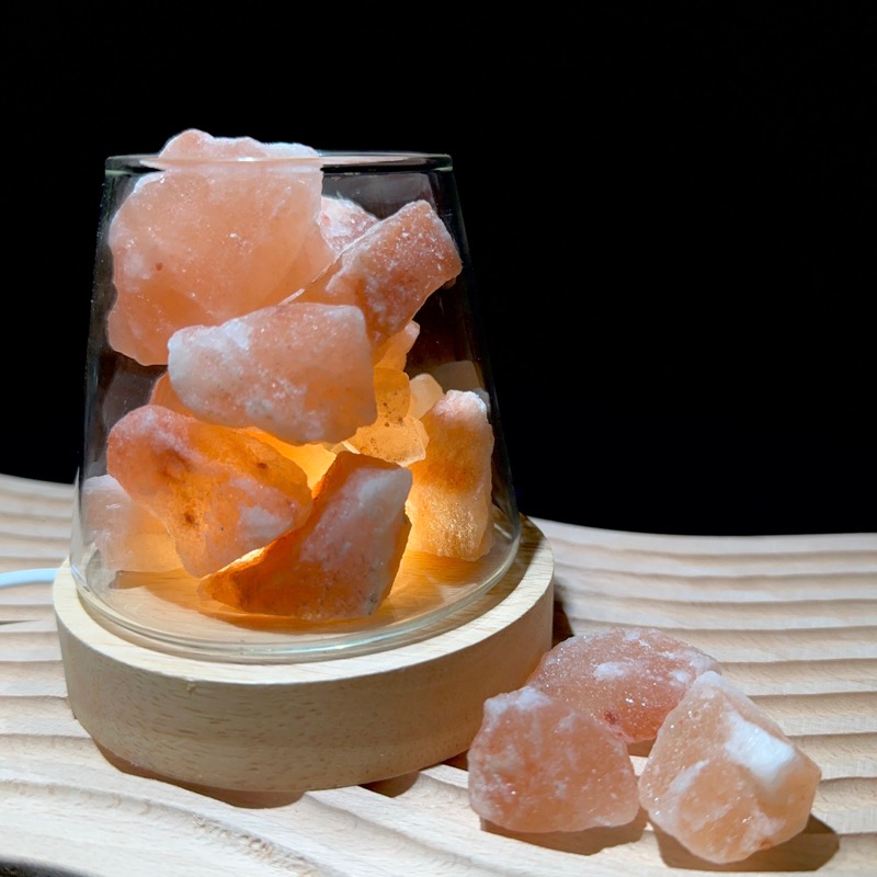 [db] Natural Himalayan Salt Aroma Diffuser w/ Option for Light Air ...