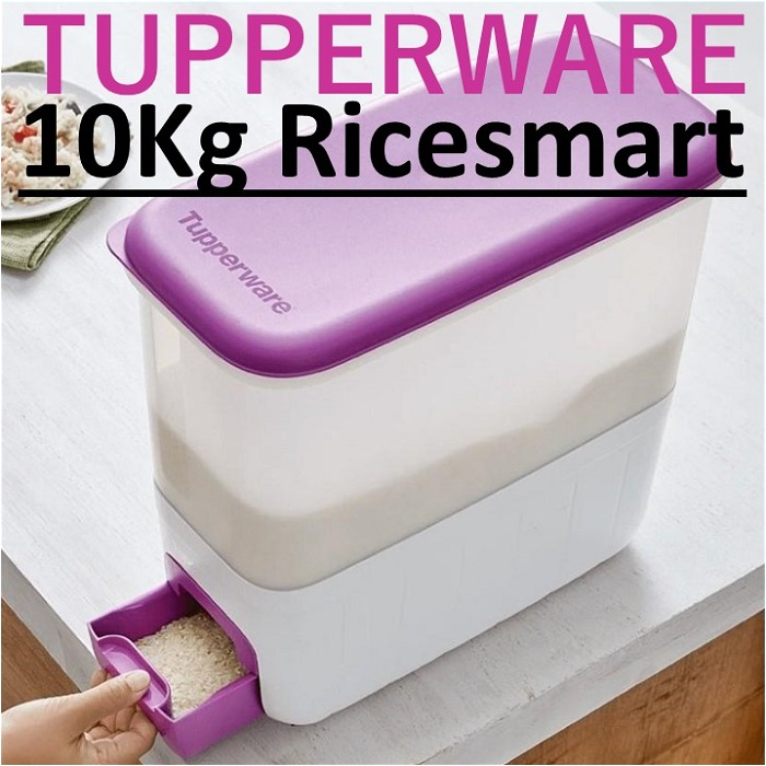 ★Authentic TupperWare★ 10Kg Ricesmart * Rice Storage Dispenser ...
