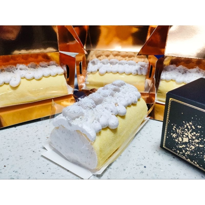 🍰YAM LOVERS CHRISTMAS 🌲🍰 Very Orh Nee Soufflé Roll (Thai Yam Taro Cake ...