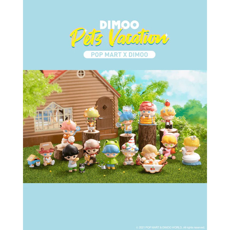 AUTHENTIC POPMART DIMOO PETS VACATION SERIES BLIND BOX | Shopee Singapore