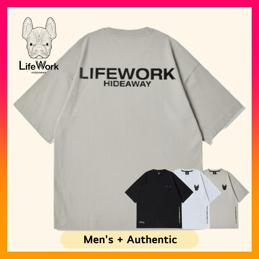 LIFEWORK Supima Cotton Logo Unisex T Shirt (2024New) | Shopee Singapore
