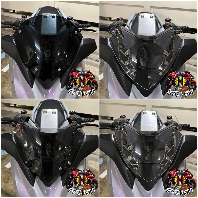 Xmax 300 250 Windshield Visor wind shield | Shopee Singapore