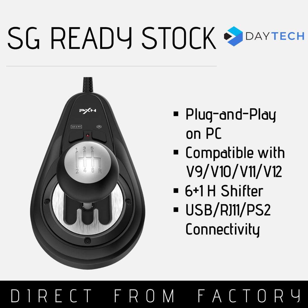 PXN A7 Racing Shifter for Gaming (H-Shifter) | USB RJ11 PS2 ...