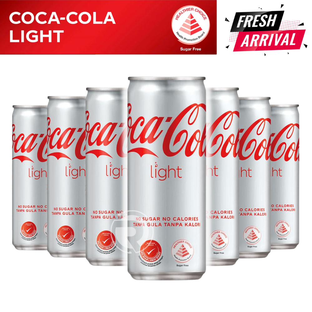 [Bundle of 2] Coca-Cola Coke Zero/Light/Vanilla (320ml x 24 Cans x 2 ...