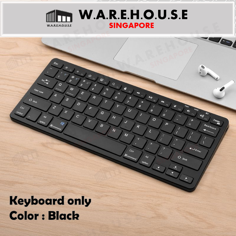 [warehouse] B033 Mini Folding Keyboard Bluetooth Wireless Touchpad Windows Android Ios Tablet