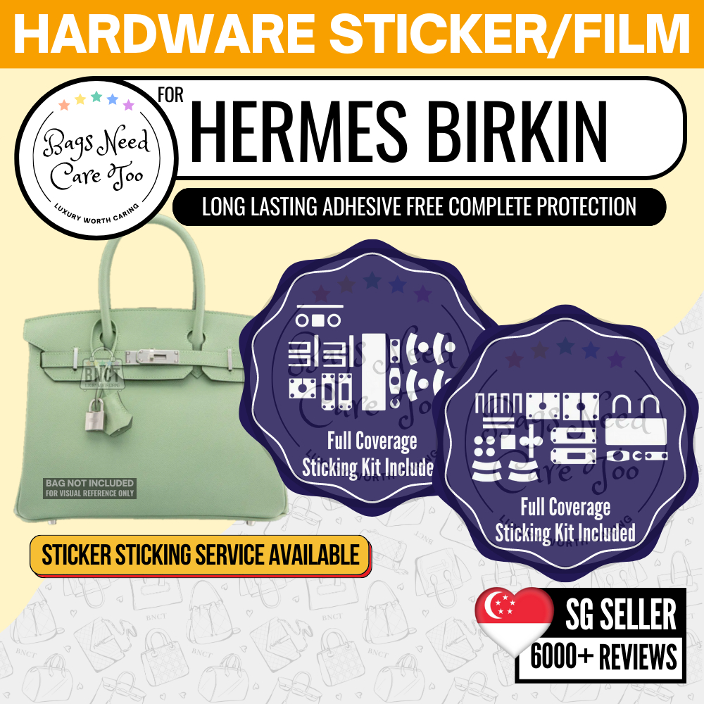 [𝐁𝐍𝐂𝐓👜]💛 Hermes Birkin 25/30/35/40 Bag Hardware Protective Sticker ...