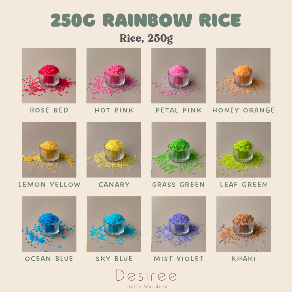 🇸🇬SG STOCK🇸🇬Sensory Rice Rainbow Rice｜Rainbow RiceColorful Rice ...