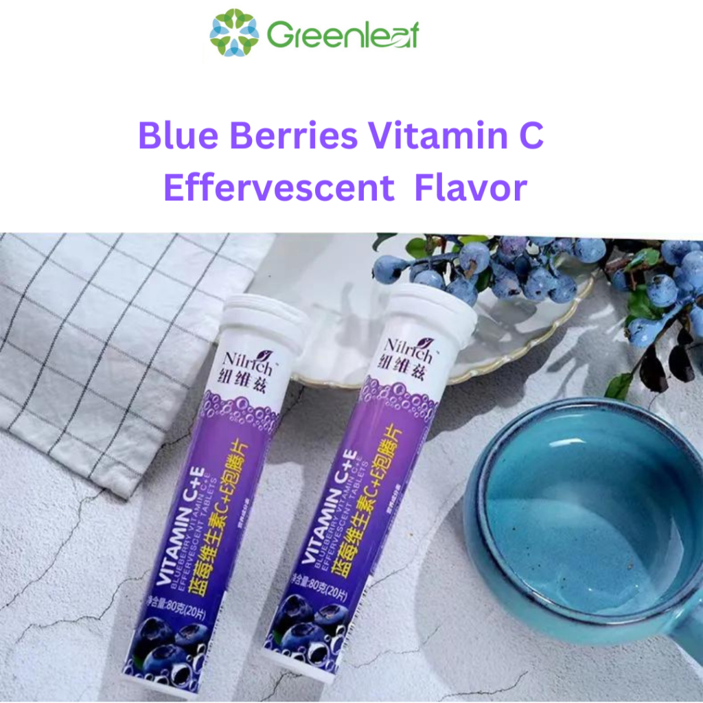 GREENLEAF NILRICH PEACH VITAMIN C EFFERVESCENT TABLETS 80g(20pcs) # ...
