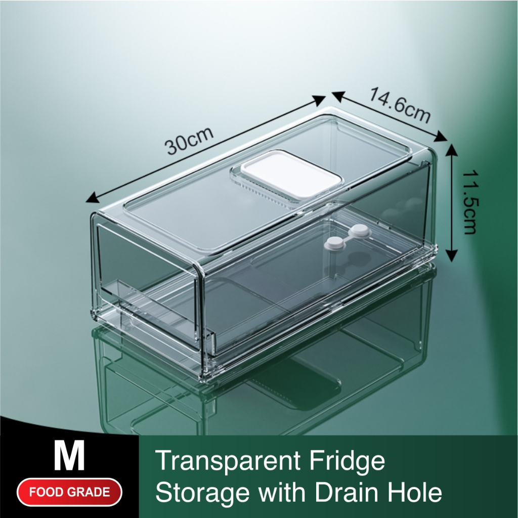 🇸🇬Koala Home🔥Fridge Organizer Boxes/Storage Drawer/Refrigerator ...