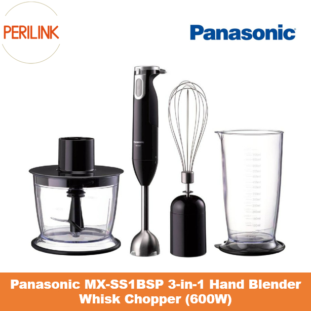 Panasonic MX-SS1BSP 3-in-1 Hand Blender Whisk Chopper (600W) | Shopee ...