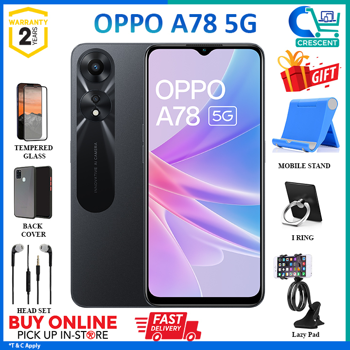 OPPO A78 5G || 8GB/128 GB & 8/256GB || Brand New || With 2 Years ...