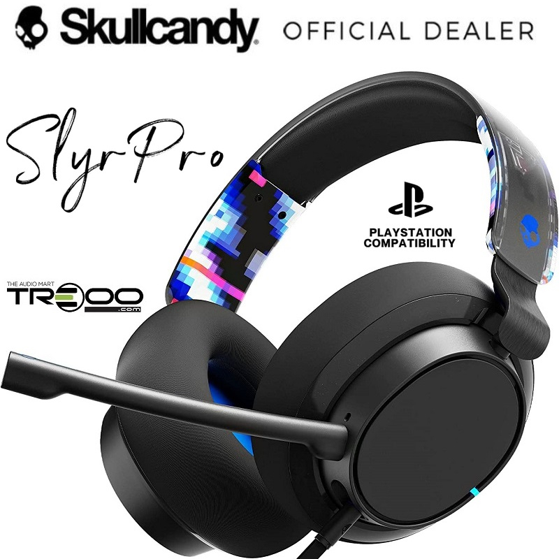Skullcandy SLYR Pro Wired Multi-Platform Over-Ear Gaming Headset with ...