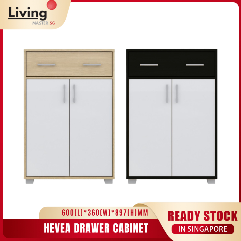 Wooden Shoe Cabinet with Drawers / Swing Door Shoe Rack / Large ...