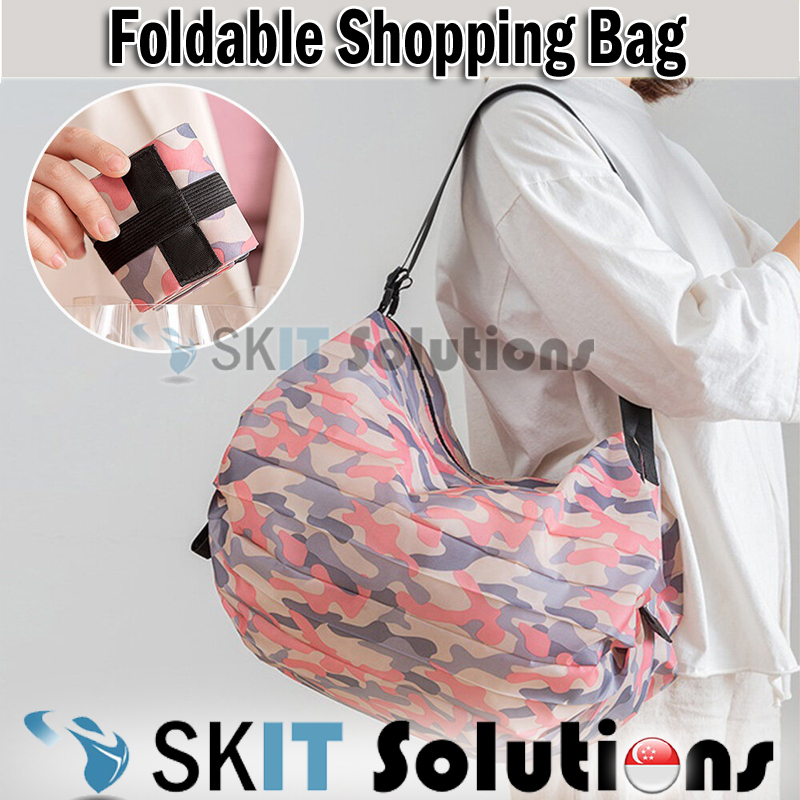 Foldable Travel Shopping Bag Grocery Tote Bag Eco-friendly Recycle ...