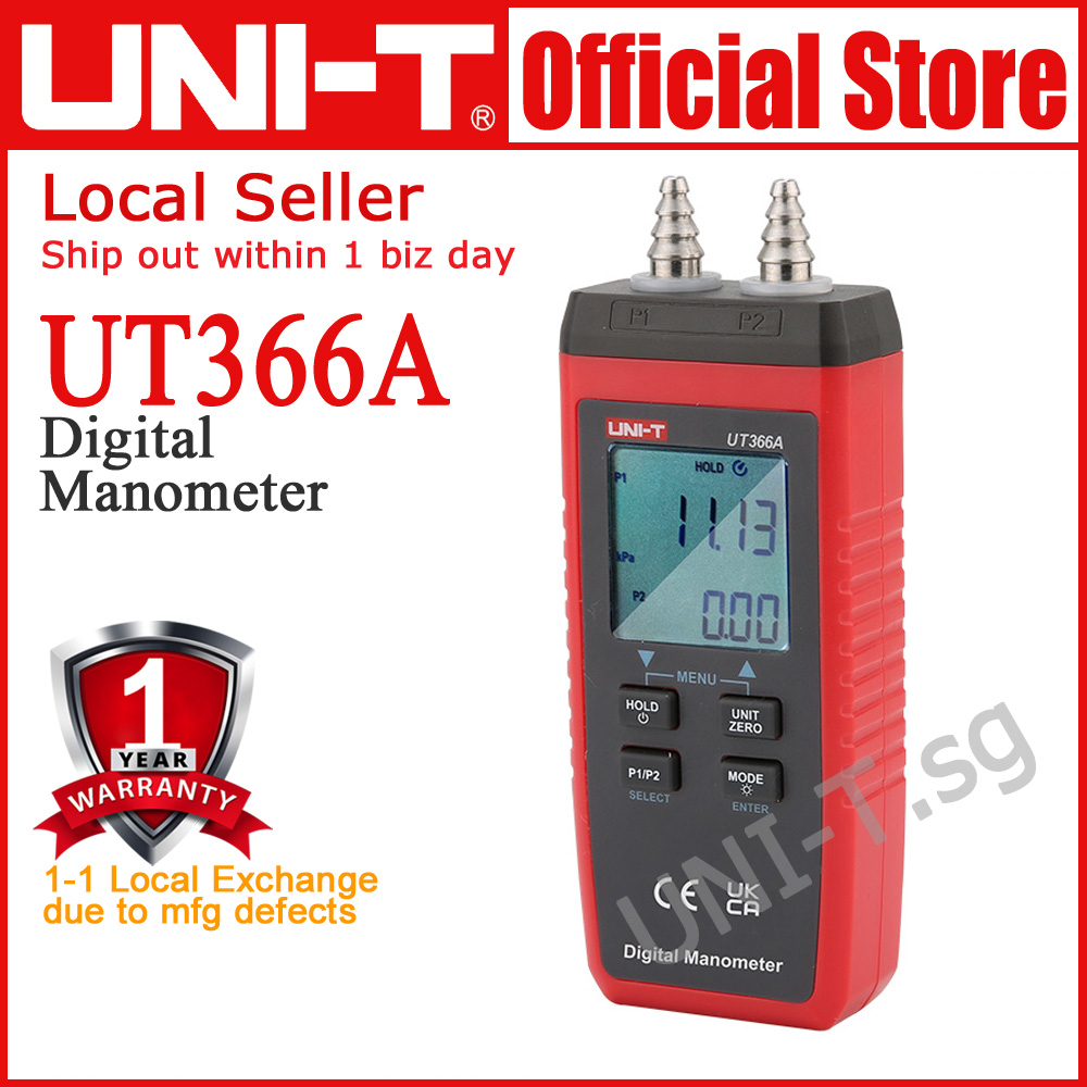 Uni-T UT366A Digital Manometer | Shopee Singapore