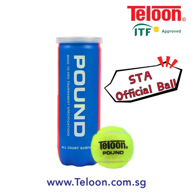 3 Balls/Tube | ITF Approved Tennis Ball | STA Official Ball ...