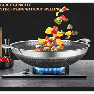 ★READY TO SHIP★SG Warranty★ 34/36CM New Non-stick Pan Double-sided ...