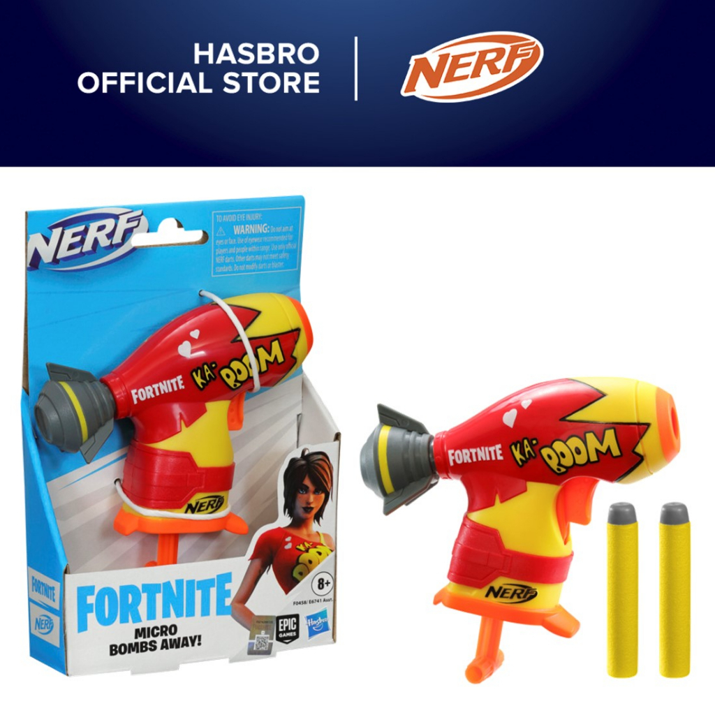 Nerf Fortnite Micro Bombs Away Mini Dart- Fortnite Bombs Away Glider ...