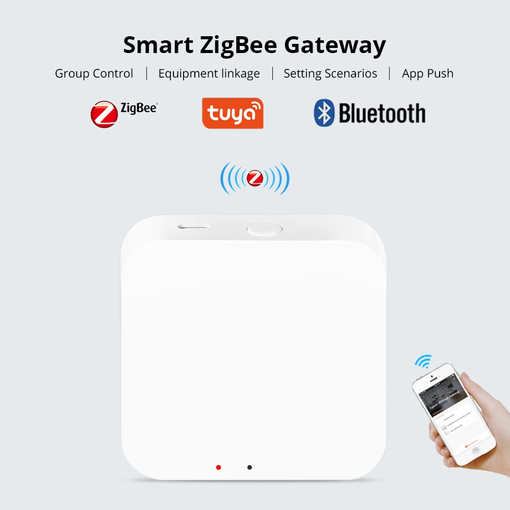 Tuya ZigBee 3.0 BLE Multi-mode Bluetooth Gateway Support Mesh Smart Wireless Gateway Bridge Hub ...