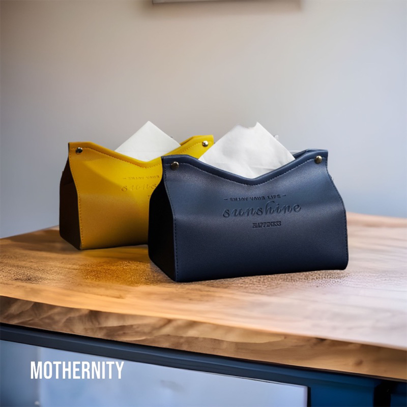 Mothernity Premium PU Leather Tissue Holder - Elegant and Practical ...