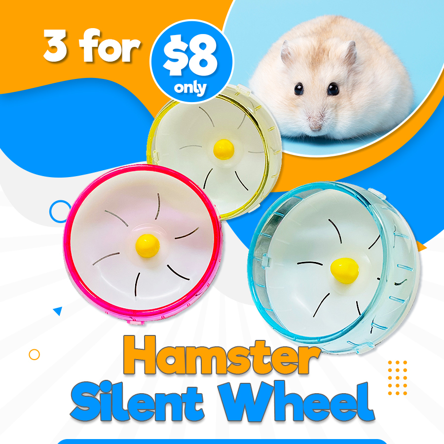 Super sale 3 for $8 FURRY PALS HAMSTER RUNNING WHEEL (12CM) | Shopee ...