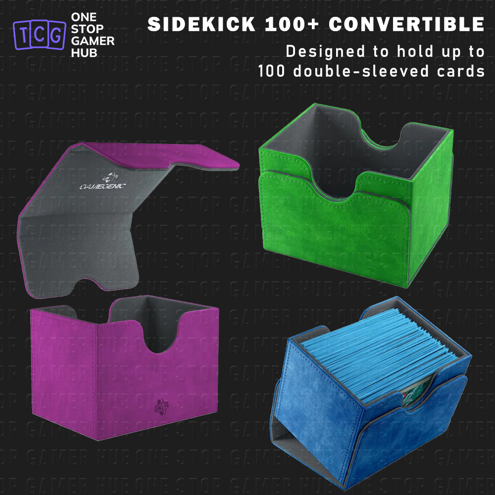 GameGenic Sidekick 100+ Convertible Card Storage & Organizer ...